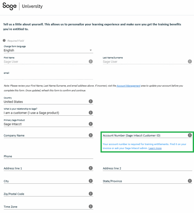 New to Sage U - Sage University